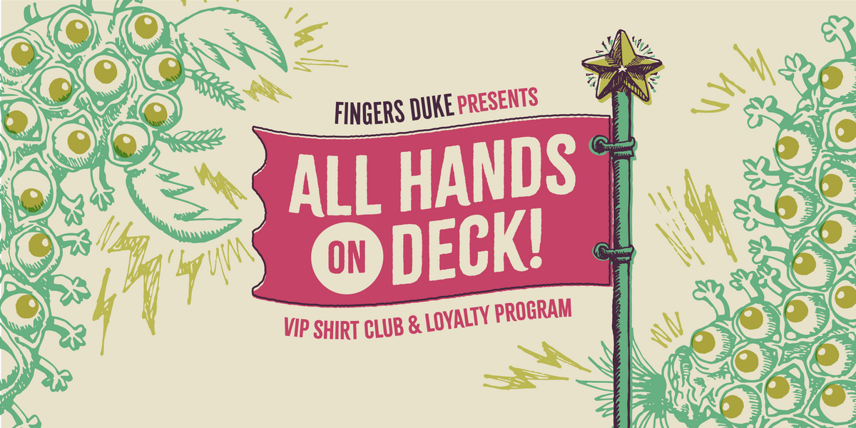 Fingers Duke Screen Printed Goods