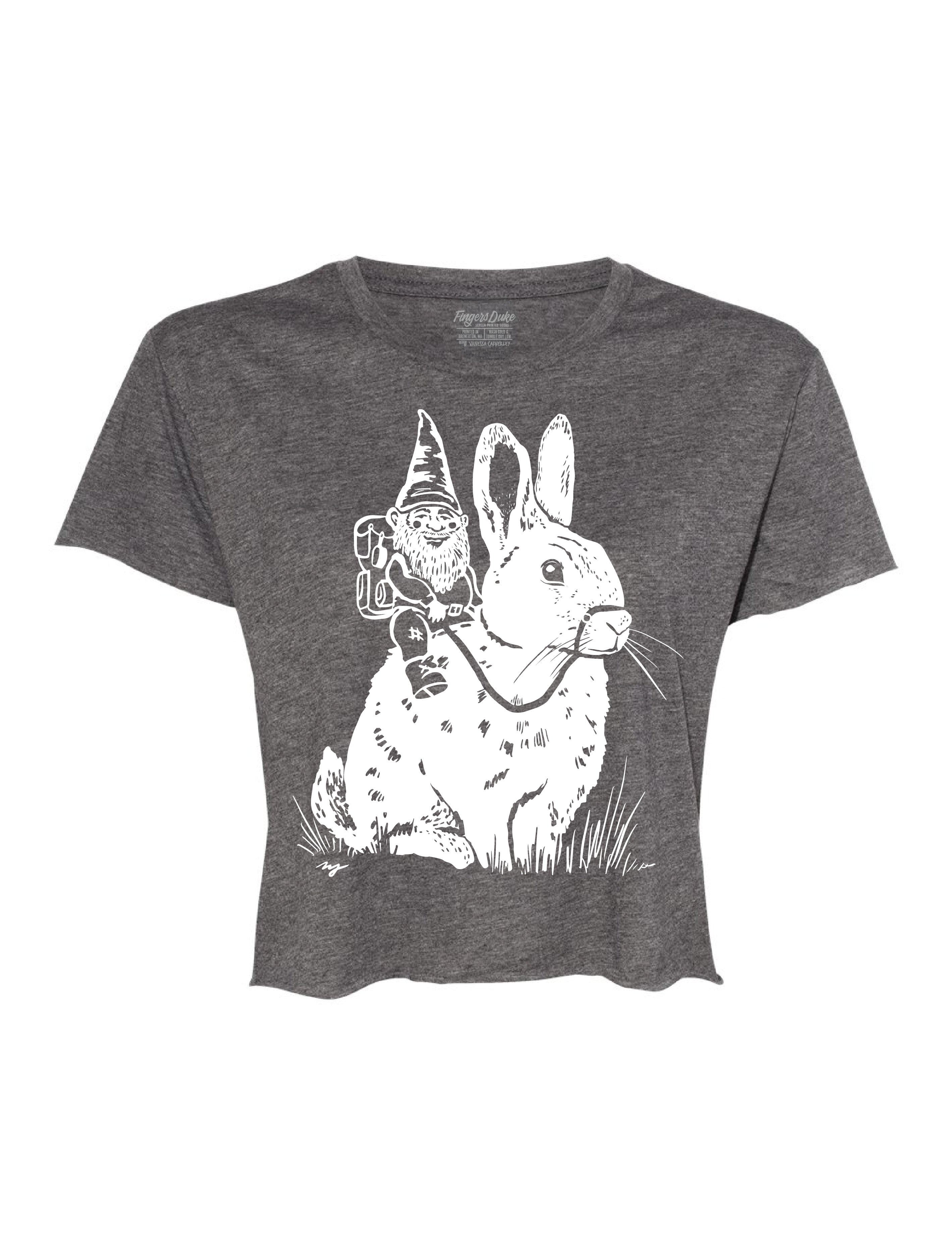 Gnome Wanderer · Cropped T-Shirt – Fingers Duke